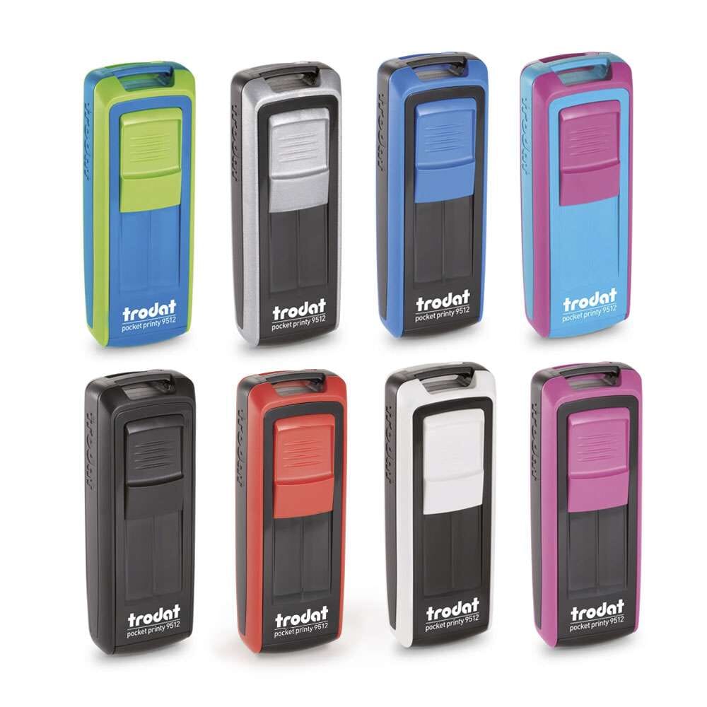 Trodat Pocket Printy 9512 47x18 mm / 4 lignes | tampons-bureau.fr